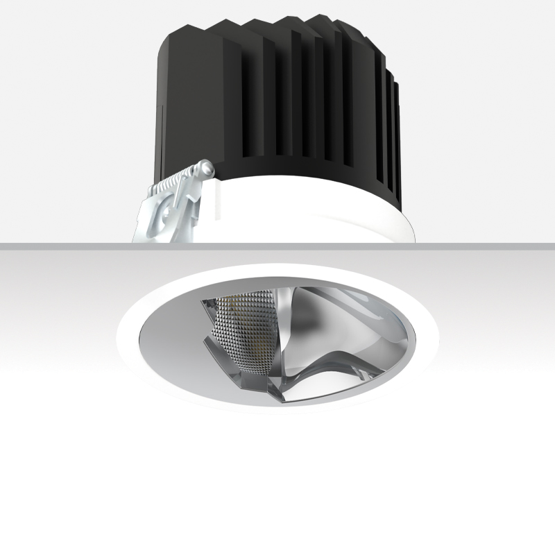 MIRAC wall washer recessed white